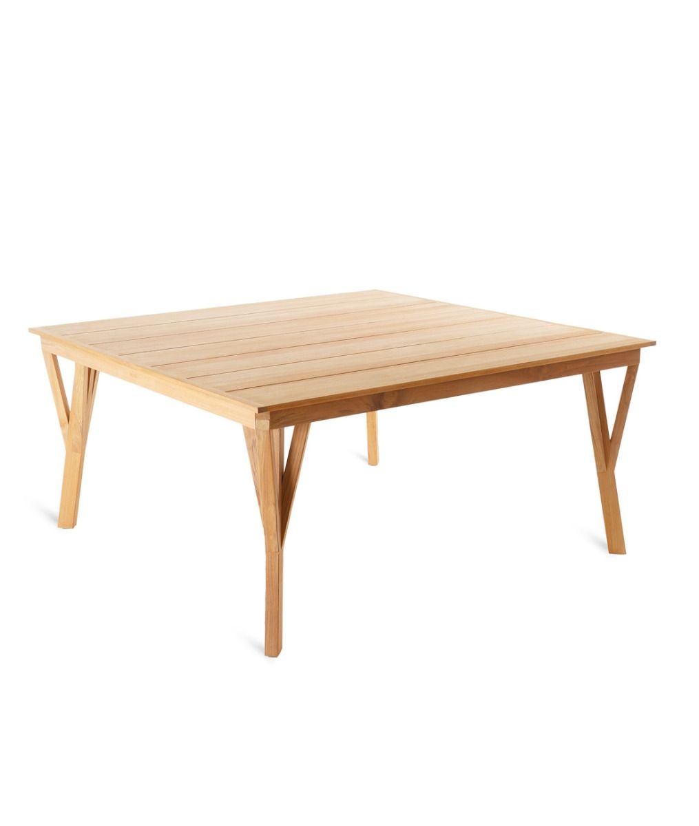 Unopiù | Synthesis | Outdoor Dining Tables | Teak Frame | Teak | Luxury Italian Outdoor ...