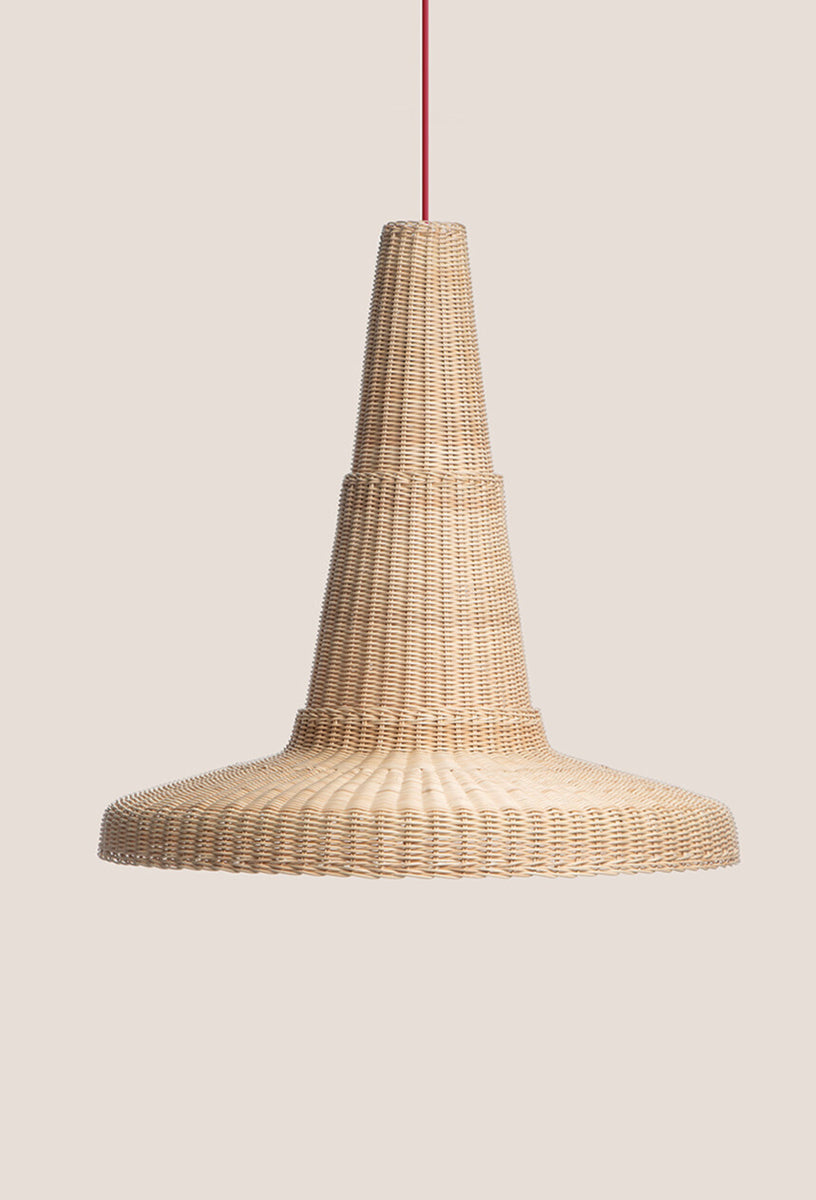 Bottega Intreccio | Cocolla Suspension Light | Wicker and Rattan ...