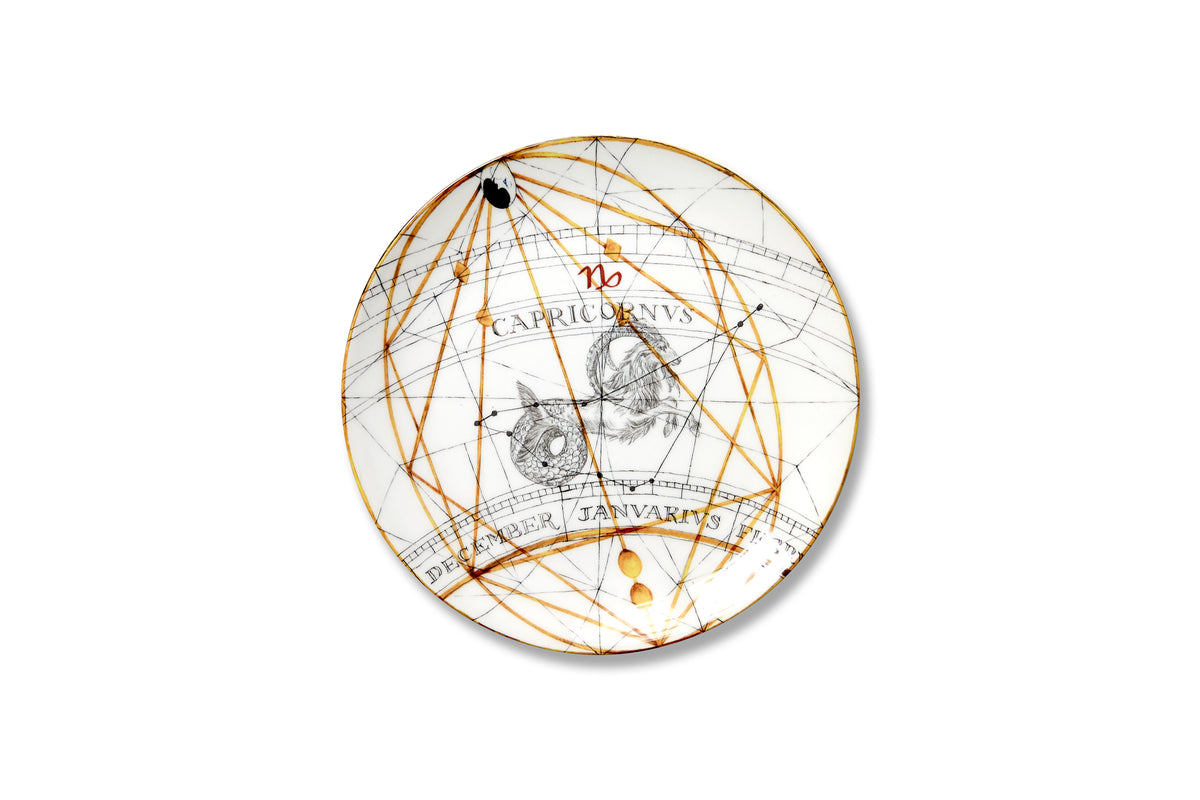 Laboratorio Paravicini | Zodiaco Capricorn Dinner Plate | Individual ...