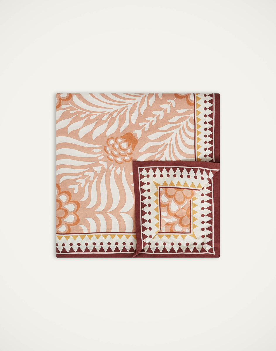 Large Tablecloth | La Double J | Tablecloths | Tudor Pink | Luxury ...